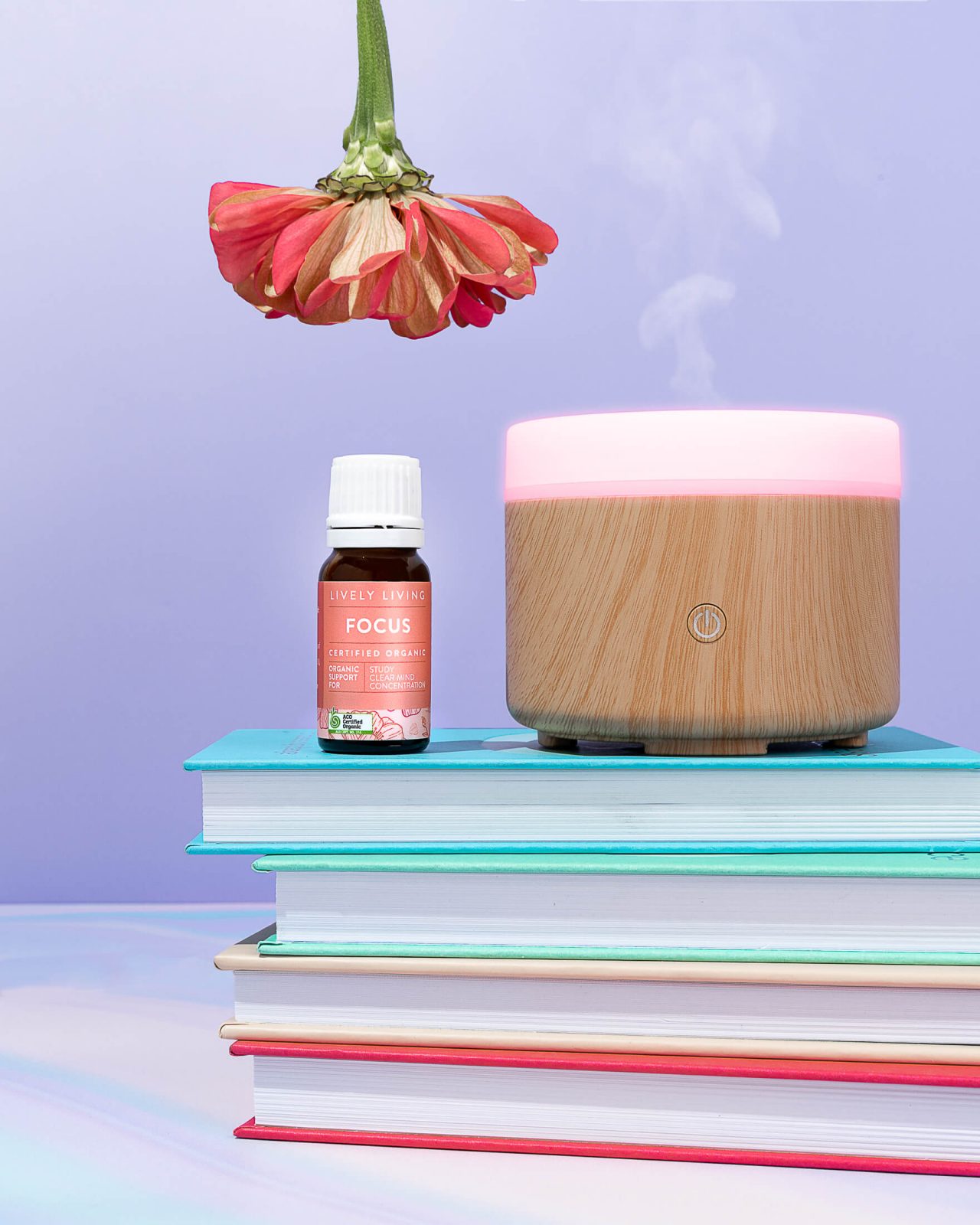 Product photography for essential oil & diffuser brand Lively Living ...