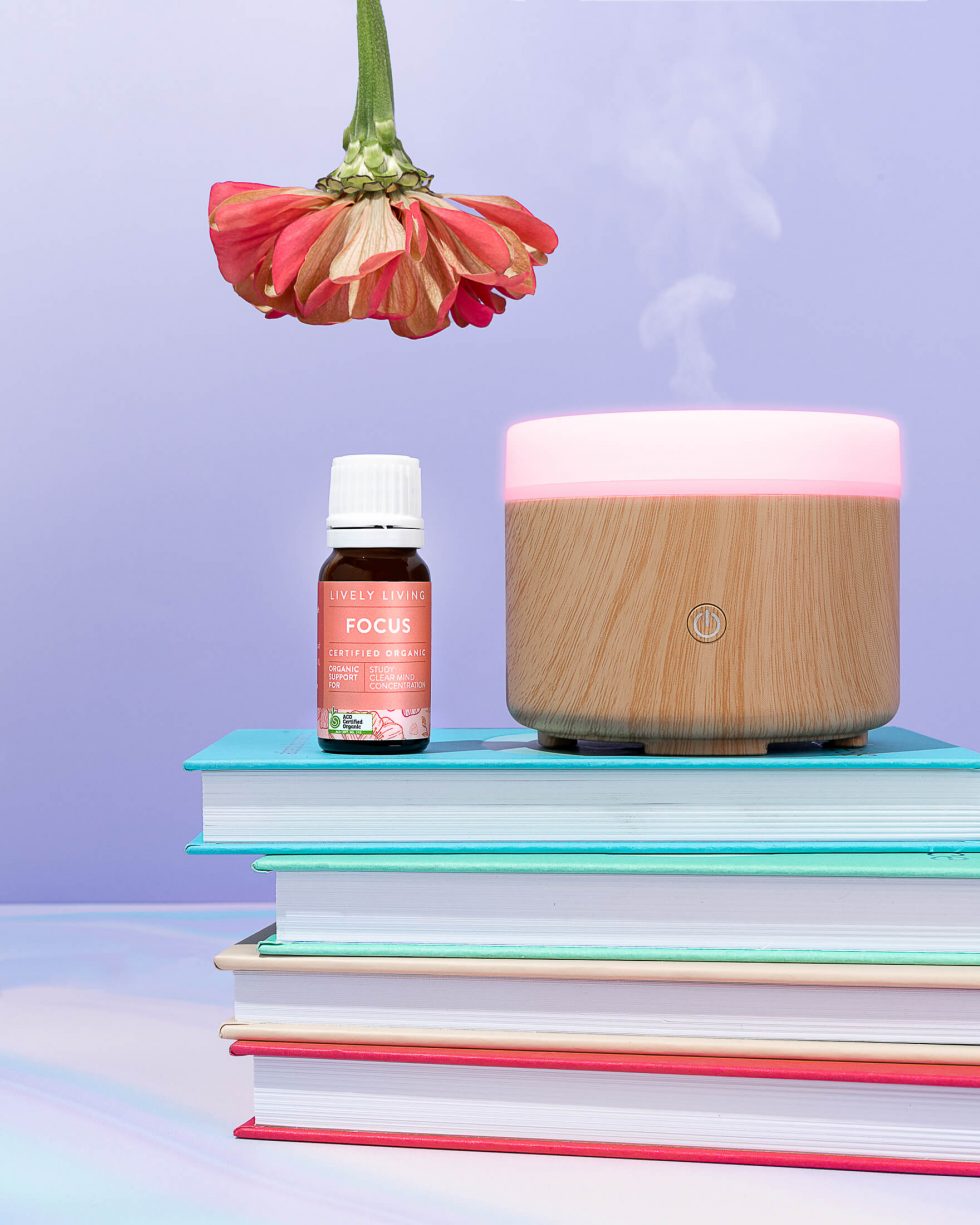 Product photography for essential oil & diffuser brand Lively Living ...